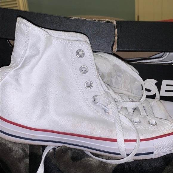 Converse | Shoes | All White High Top Converse | Poshmark